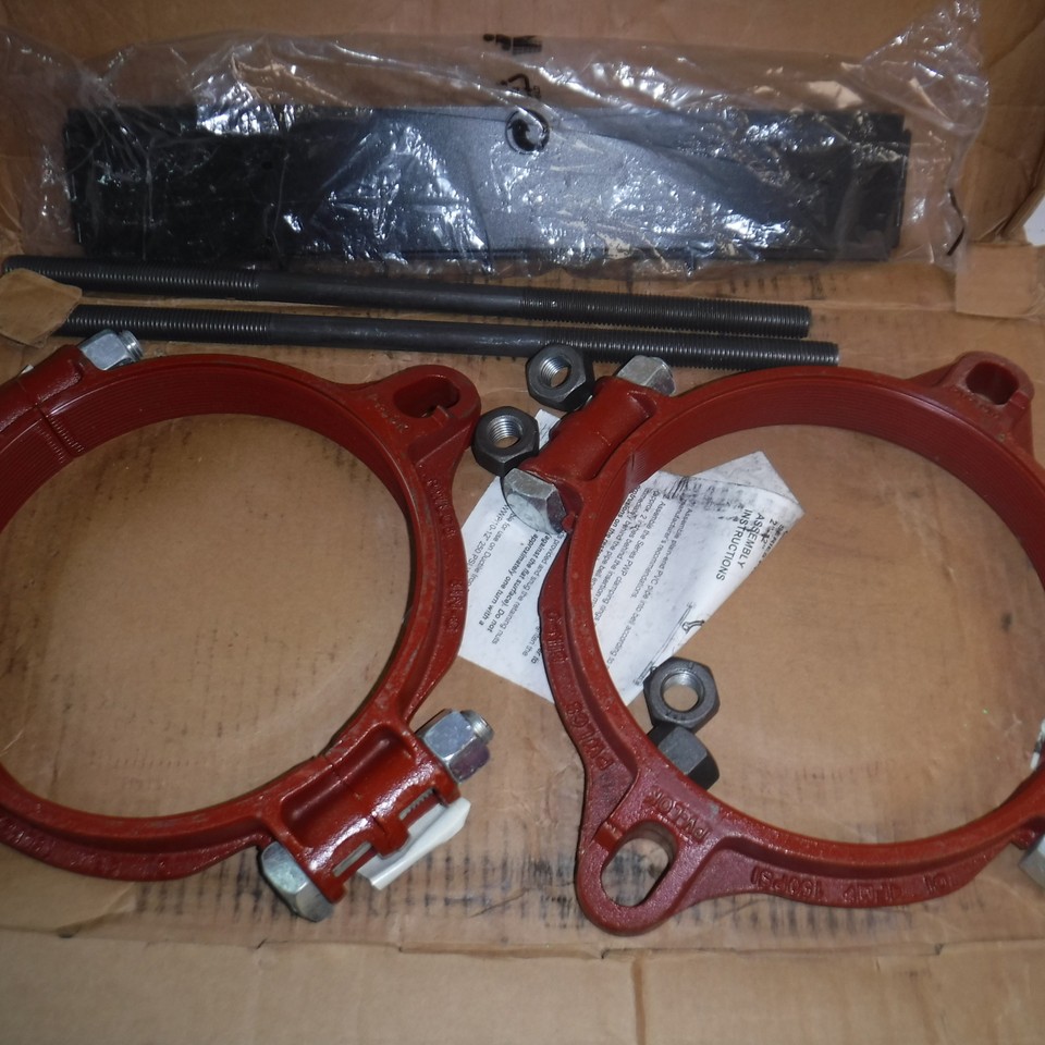 Sigma PV-Lok Bell Restraint For Ductile Iron Pipe 305 PSI Red Alkyd 8 ...