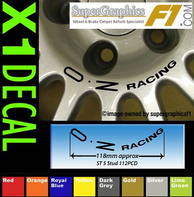 OZ Racing Wheel Centre Decal sticker to fit stud 112PCD X1 Various ...