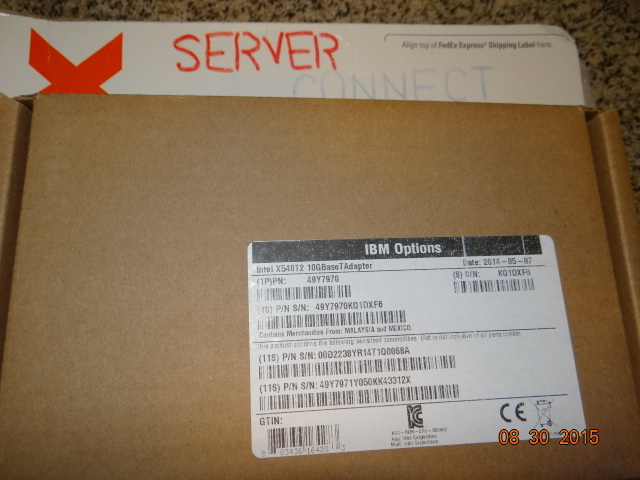 49Y7971 , 49Y7970 INTEL X540-T2 DUAL PORT 10GBASET ADAPTER 49Y7972 | eBay