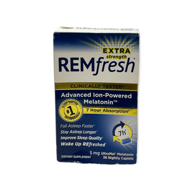 Remfresh Extra Strength 5mg Melatonin Sleep Aid Supplement - Pack of ...