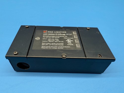 WAC Lighting LED-350MA12-DIM-RB 120VAC 60Hz Dimmable Transformer | eBay