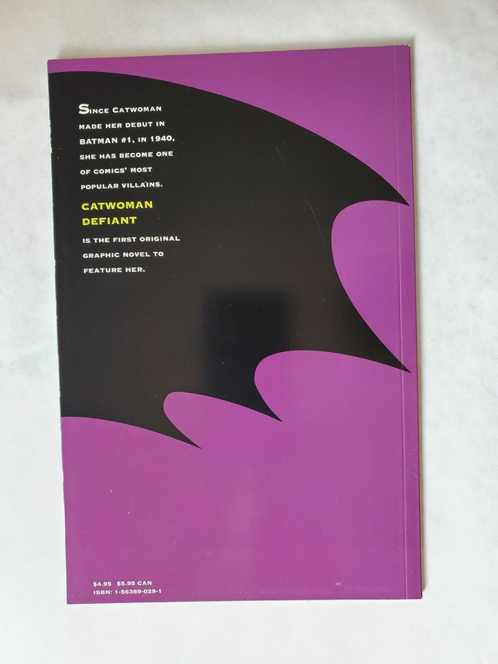 Catwoman Defiant Graphic Novel VF DC Comics 1992 COMBINE SHIPPING | eBay