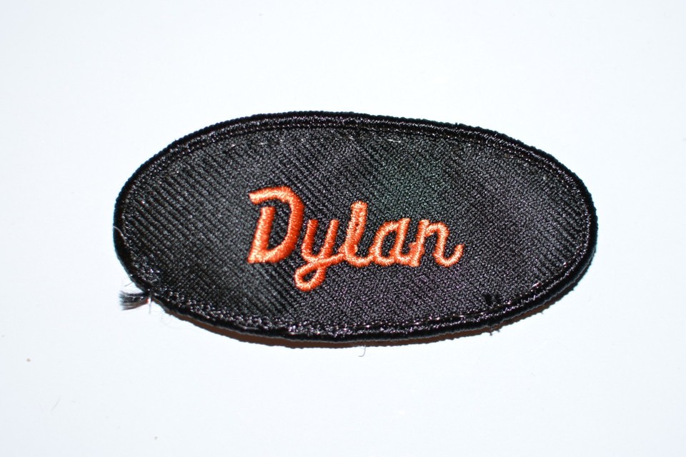 Employee Embroidered Worker Name Tag Sewn Patch for Uniform Work Shirt ...