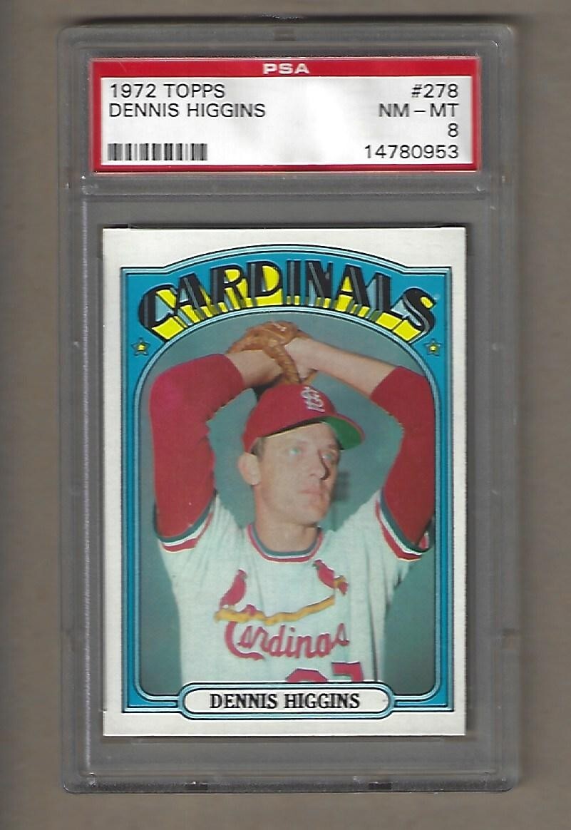1972 Topps - #278 Dennis Higgins for sale online | eBay
