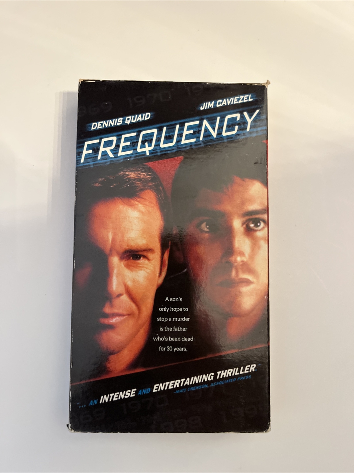 Frequency - VHS Tape Dennis Quaid Jim Caviezel | eBay