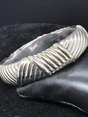 Vintage Brian Bergner 925 Sterling Silver Electroform 2-tone Modernest ...