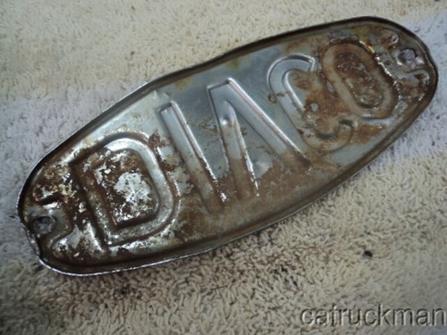 Divco 2-1/2" x 6" Plated Steel Emblem | eBay