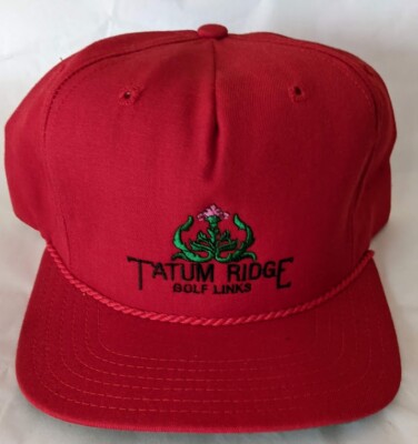 TATUM RIDGE GOLF LINKS RED BASEBALL CAP NEW | eBay