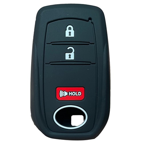 Fit TOYOTA Prius GR Corolla Cross 4Runner Tacoma 3 button Silicone Key ...