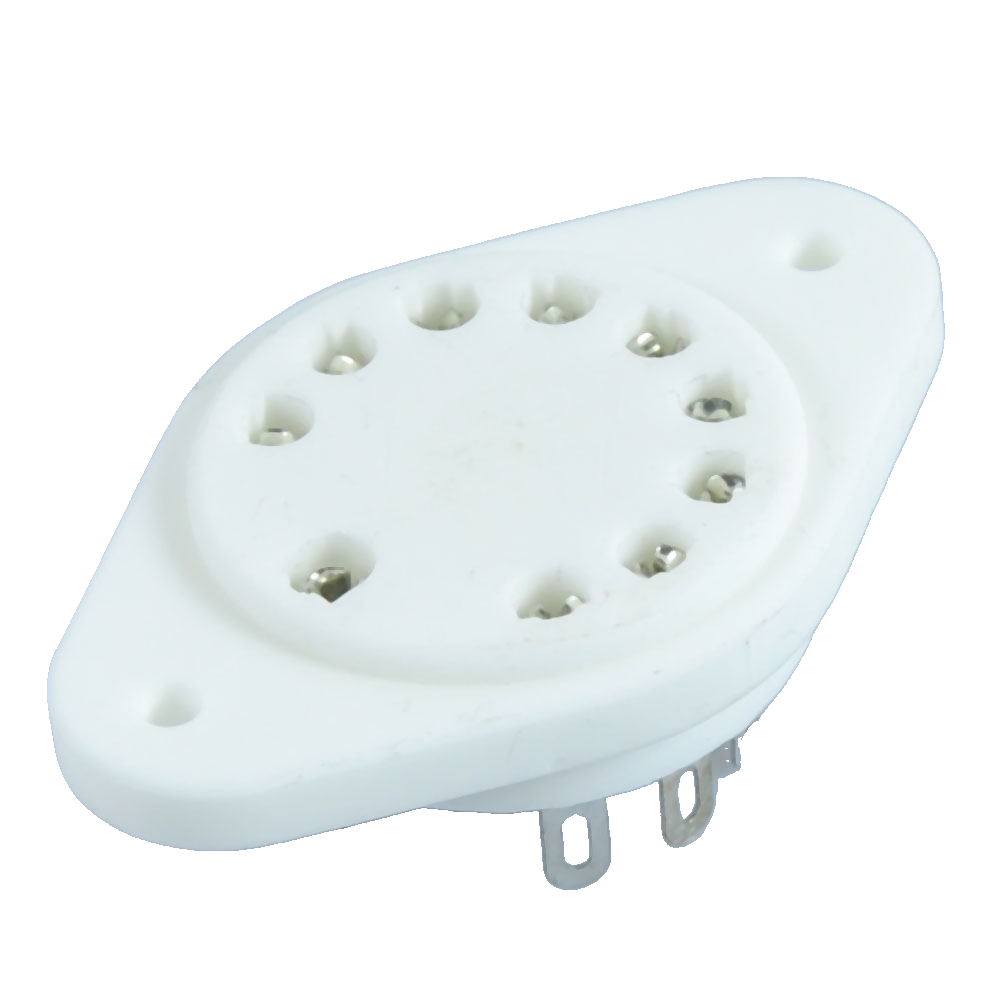 2pcs 10pin Ceramic Tube Socket B10B for EL152 EL153 Valve Vintage Tube ...