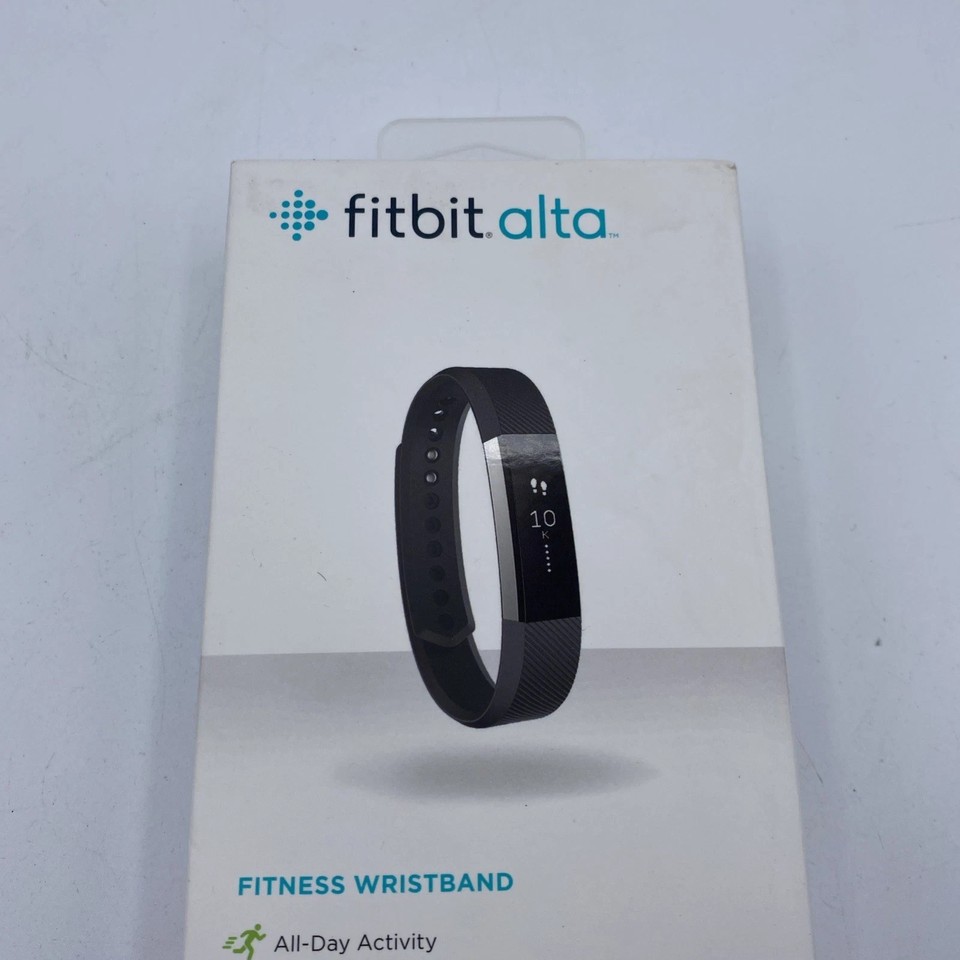 Fitbit Alta Activity & Fitness Tracker Smart Wristband Size L Black NEW ...