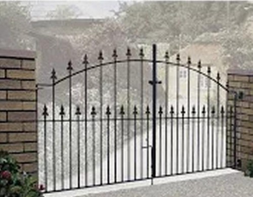 Driveway gates arched double driveway gates Galvanised & Powder Coated ...