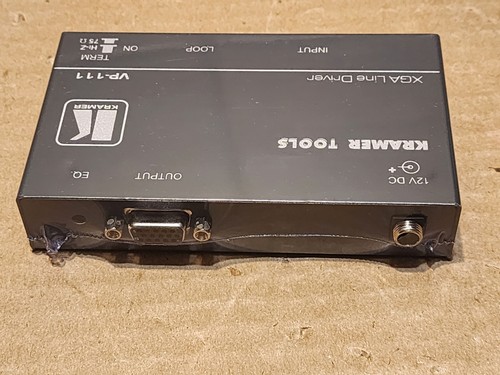 KRAMER ELECTRONICS TOOLS XGA Line Driver VP-111 for VGA/XGA w/ AC ...