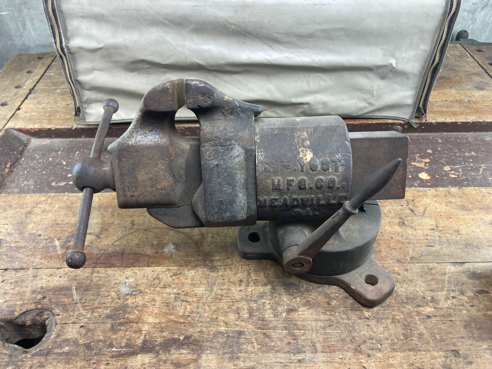Yost Double Swivel Brench Vise 4" Toolmaker Vice | eBay