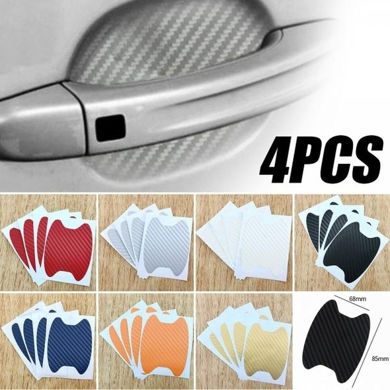 4Pcs Universal Car Door Handle Film Protector Sticker Scratch Resistant ...