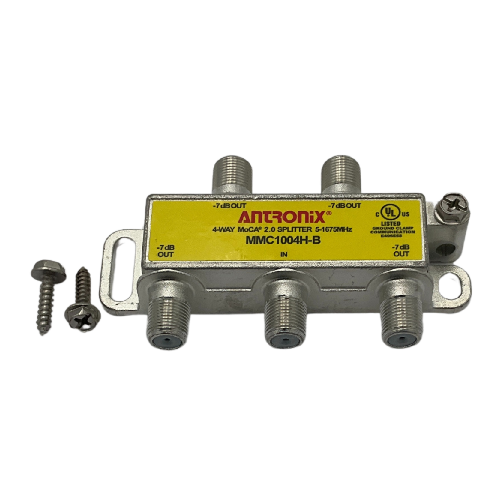 4 WAY ANTRONIX MMC1004H MOCA 2.0 Coaxial Splitter Fios Frontier Verizon ...