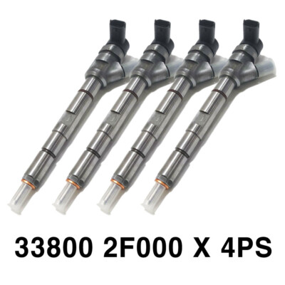 New BOSCH Fuel Injector Set 33800 2F000 4PCS for Hyundai Santa Fe Kia ...