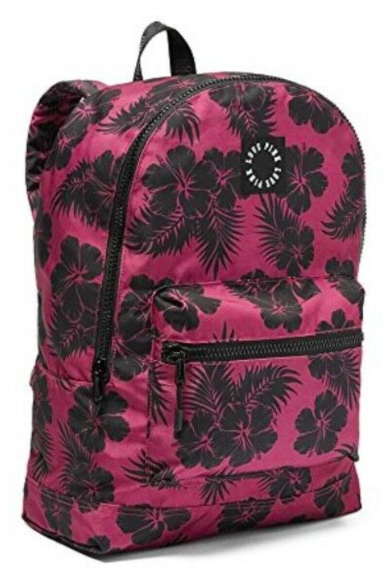 NWT VICTORIA'S SECRET PINK LOVE PINK HIBISCUS PURPLE & BLACK CUTE LIGHT ...