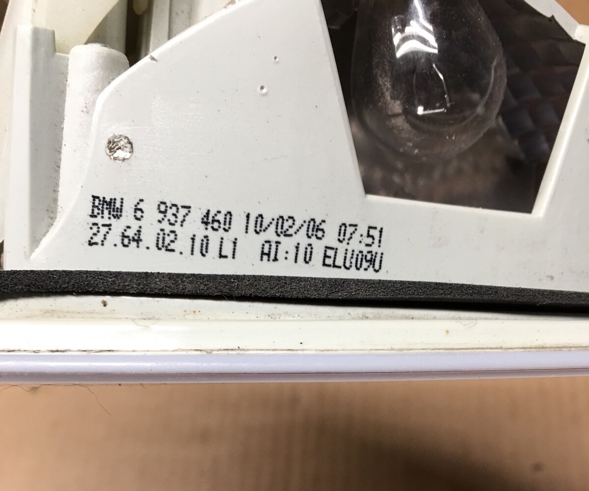 BMW OEM Tail Light Lamp Taillight Lens Right Rear 63216937460 E90 3 ...