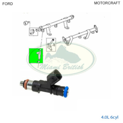 LAND ROVER FUEL INJECTOR LR3 V6 4.0L LR004860 MOTORCRAFT | eBay