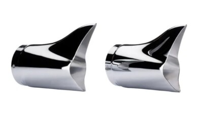 INDIAN MOTORCYCLES FISH TAIL EXHAUST TIPS CHROME 2879532-156 | eBay
