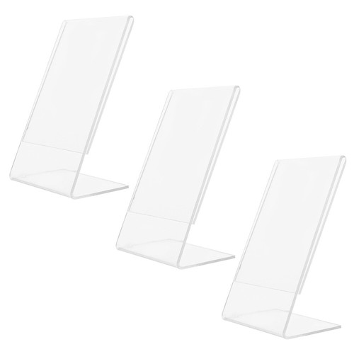 3pcs Desk Picture Holder Tabletop Photo Frames Clear Picture Frames ...
