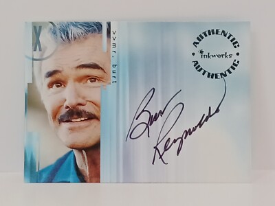BURT REYNOLDS X-FILES Mr Burt AUTOGRAPH CARD 2003 INKWORKS CERTIFIED | eBay