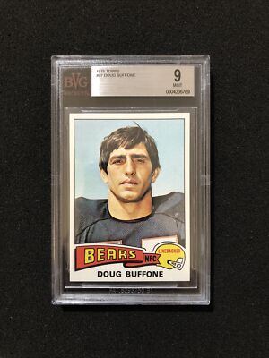 1975 Topps Football DOUG BUFFONE #97 BVG/BGS GRADED 9 - MINT | eBay