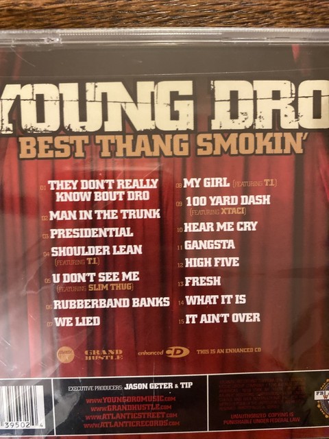 Best Thang Smokin' [Edited] by Young Dro (CD, Aug-2006, Atlantic (Label ...