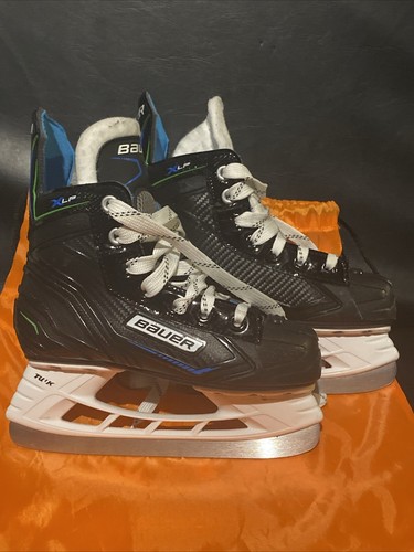Bauer XLP Size 13 Youth Black Ice Hockey Skates | eBay