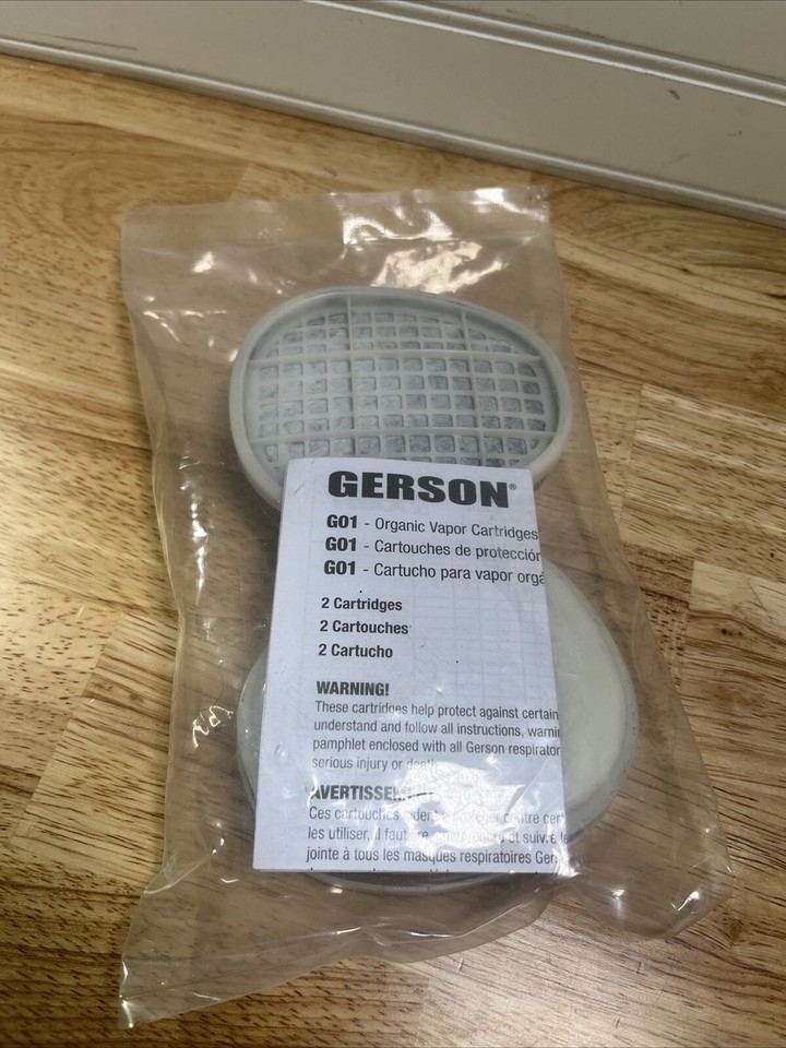 Gerson mask G01 Organic Vapor Cartridge Filter (2 Pack) | eBay