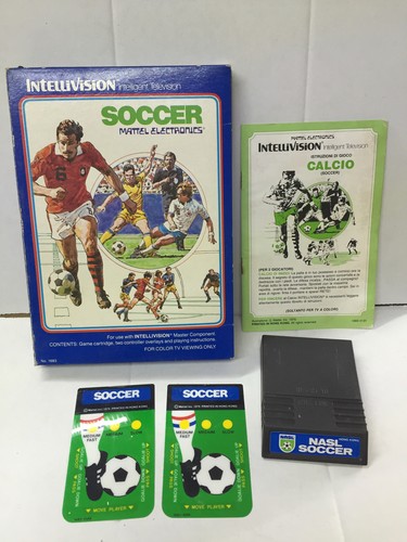 Mattel Electronics NASL SOCCER Cartridge Game for INTELLIVISION MIB ...