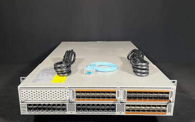 Cisco Nexus N5K-C5596T 48 Port Swicth- W/ 2x N55-M16UP Module | eBay