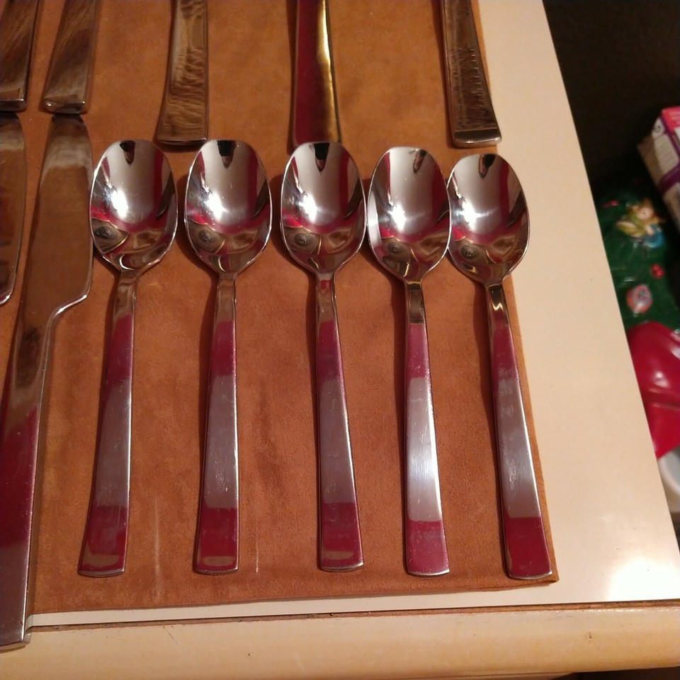 GS FLATWARE GOURMET SETTINGS 71 PC SET 18/10 STAINLESS STEEL | eBay