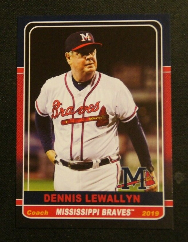 2019 Grandstand, Mississippi Braves, Pitching Coach - DENNIS LEWALLYN ...