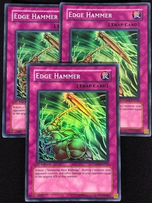 Yugioh Edge Hammer DP03-EN029 1st Super x3 (MP) | eBay