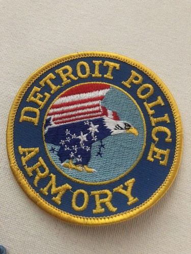 Michigan Police -- Detroit Police Armory MI Police Patch | eBay