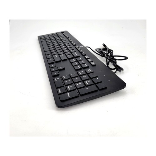 LOT of 18 HP USB Slim Profile Keyboards Black Wired | eBay