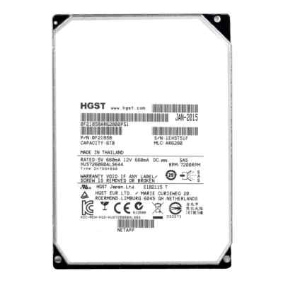Hard Drive HGST Ultrastar He6 HUS726060ALS644 6TB 7.2K 64MB SAS-2 3.5 ...