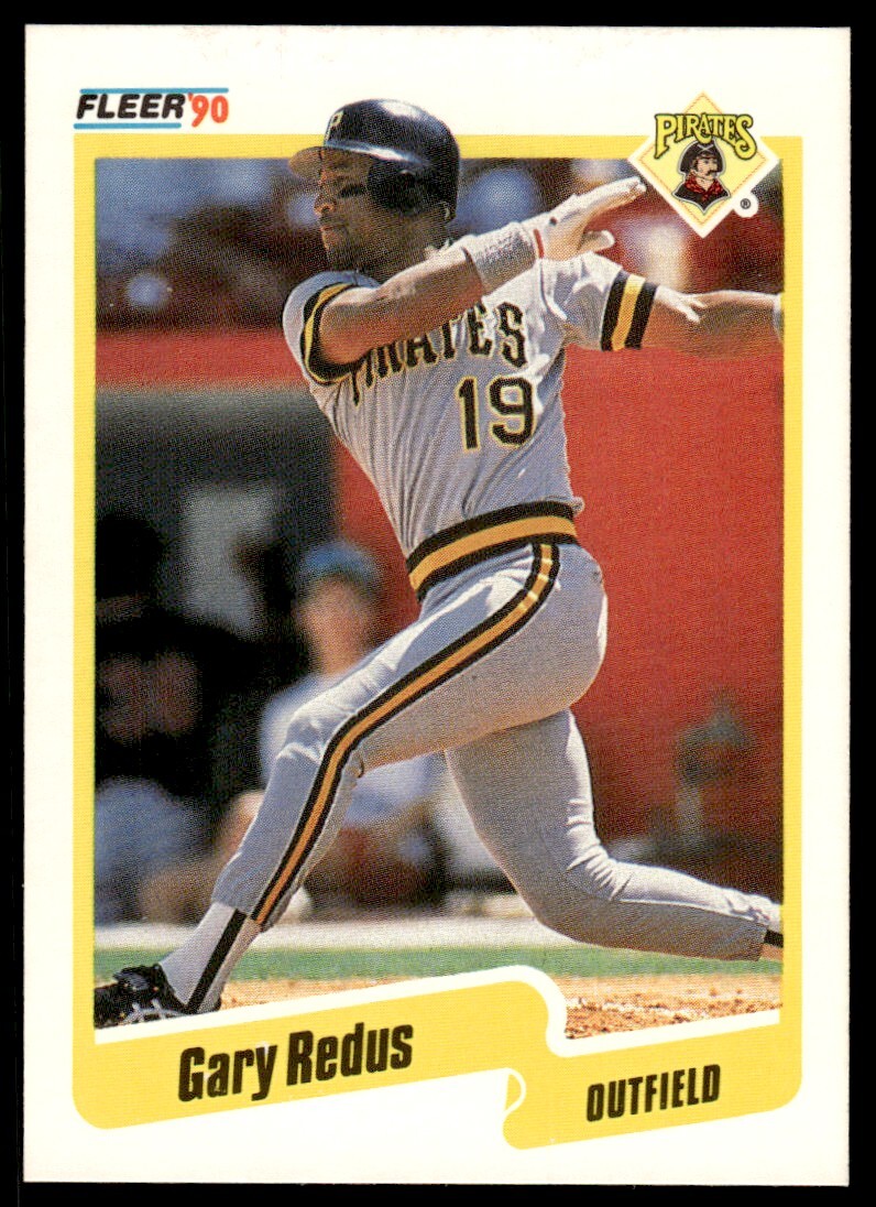 1990 Fleer Baseball Card Gary Redus Pittsburgh Pirates #476 | eBay