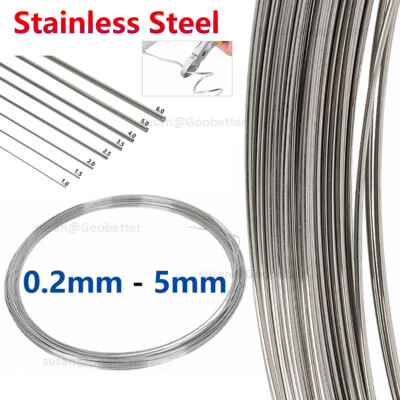 Stainless Steel Wire Metal Cable 0.2mm -5mm High Tensile Steel Spring ...