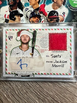 Topps 2024 Baseball Jackson Merrill rookie autograph | eBay