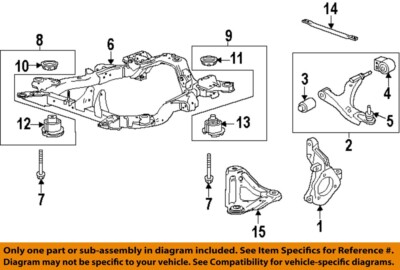 GM OEM 03-17 Captiva Sport Suspension Components-Engine Cradle Bolt ...