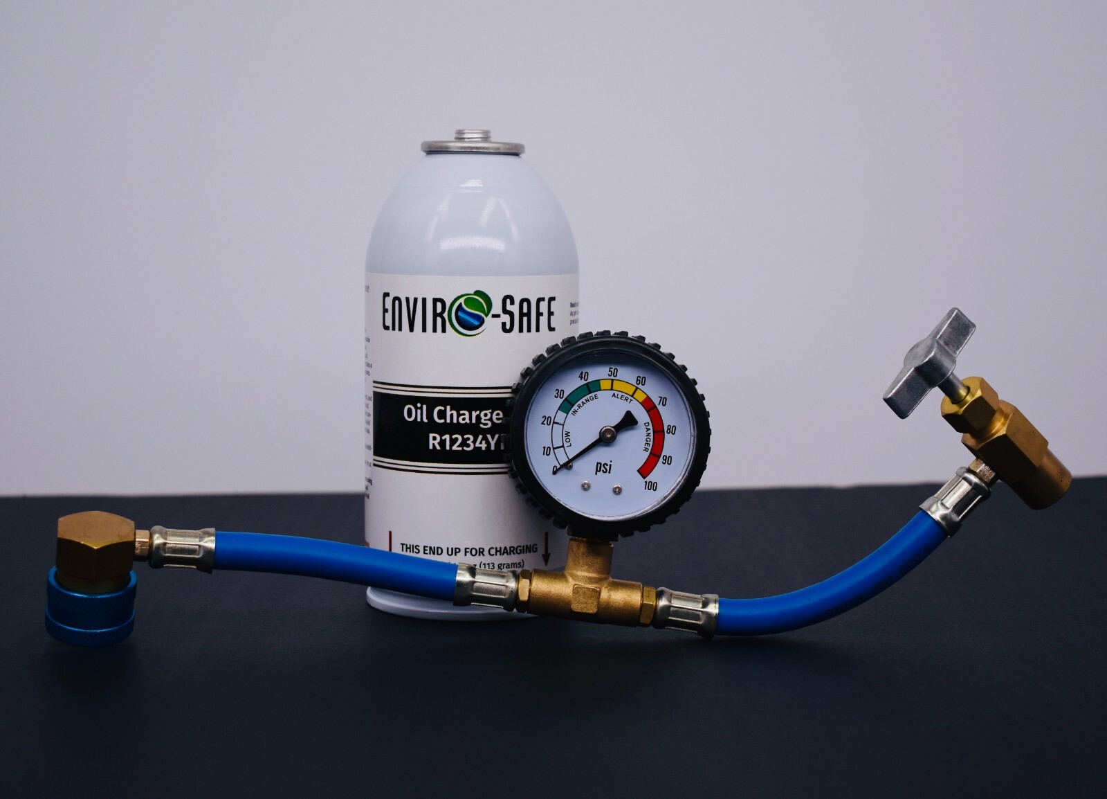 R1234YF OIL-CHARGE, Systems 1 Can, Brass Gauge | eBay