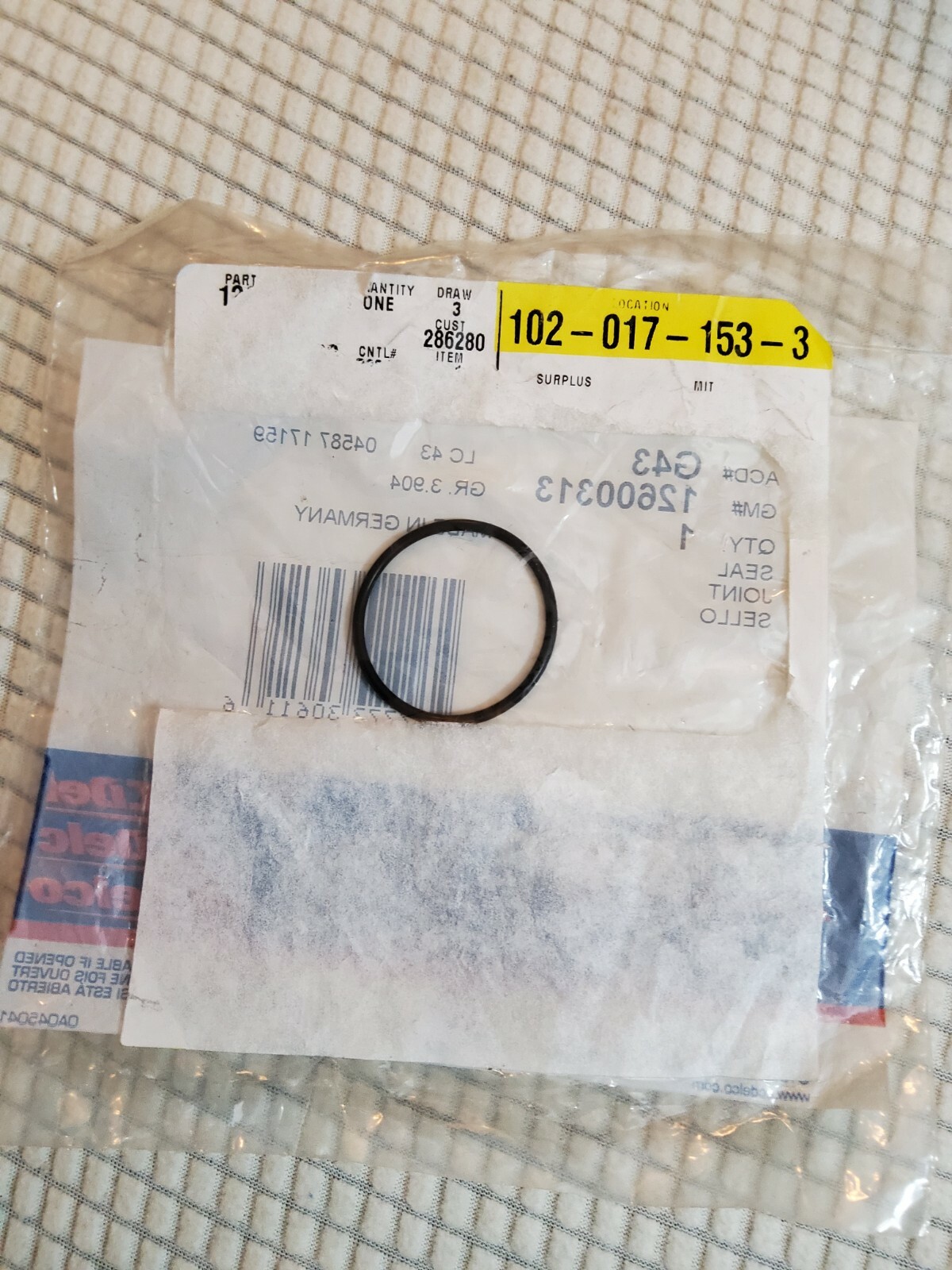 GM 12600313 Fuel Pump Gasket GM OEM | eBay