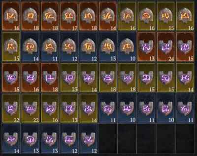 🔥DIABLO 4 NEW SEAS ALL RUNES JAH OHM TAM MYTHIC UNIQUE RUNEWORDS ...