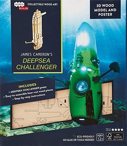 James Cameron's Deepsea Challenger 3D Wood Model and Poster ...