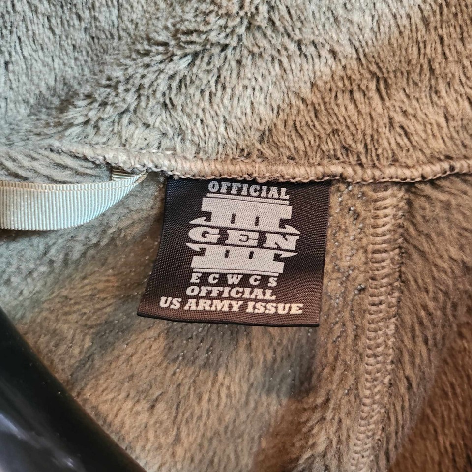 USGI Cold Weather Gen III Polartec Fleece Jacket Coyote Brown US Army ...