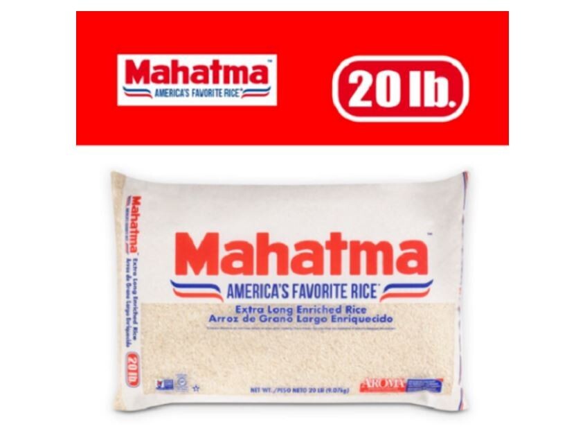 Mahatma Enriched Extra Long Grain White Rice 20 lb Bag | eBay