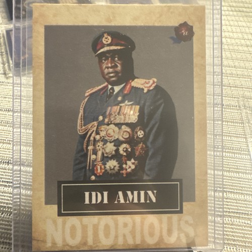 Historic Autographs Chaos 2020 IDI AMIN # 46/49 Card #6 | eBay